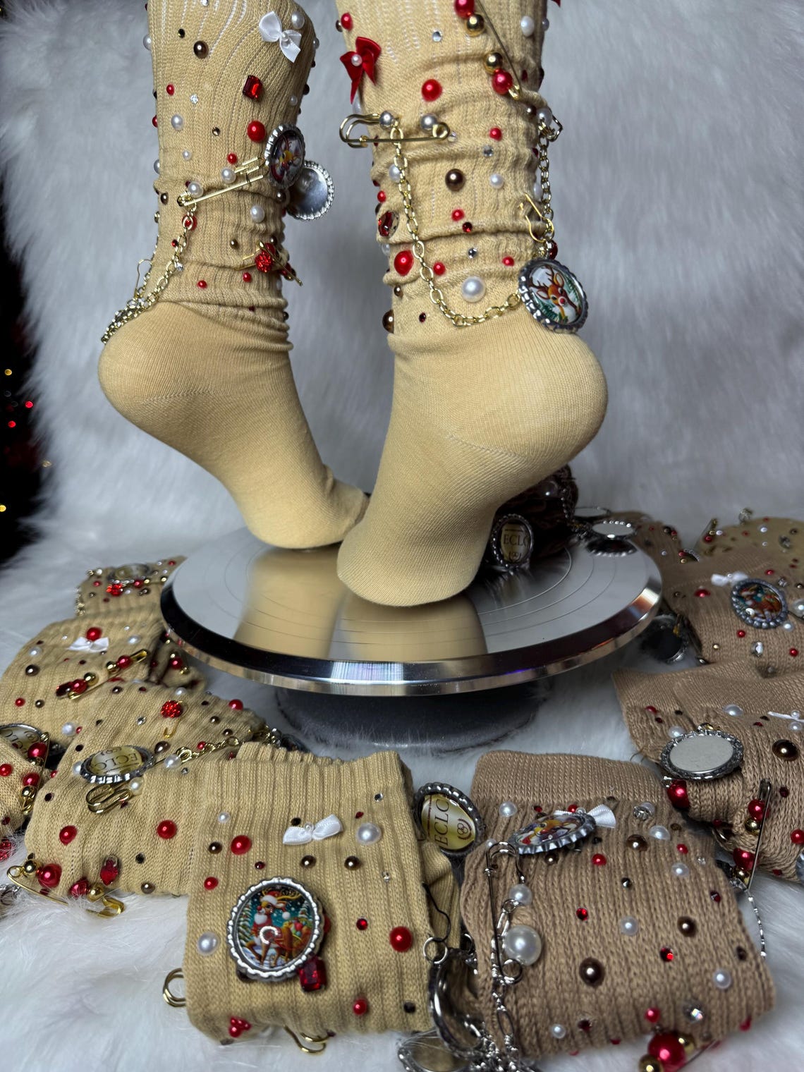 Junk Socks, Socks, Bling Socks, Custom Socks, Charm Socks, Jewel Socks ...