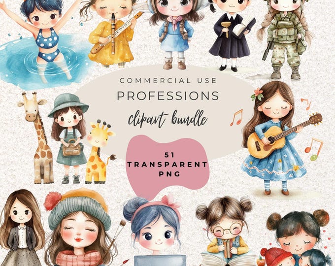 Community Helpers Clipart Bundle, Job Clip Art, Profession Clipart ...