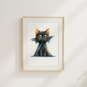 Black Cats Halloween Watercolour Clipart PNG (digital Download) - Etsy