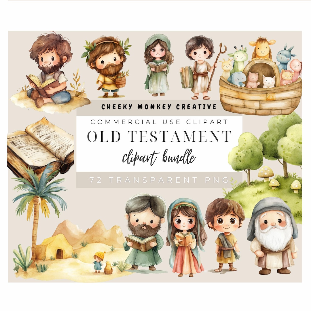 Old Testament Clipart, Biblical Characters Clipart, Biblical People PNG ...