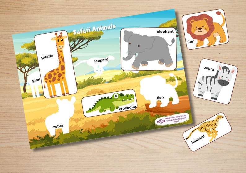 Animal Busy Book Printable: Montessori Toddler Learning (PDF) - Etsy