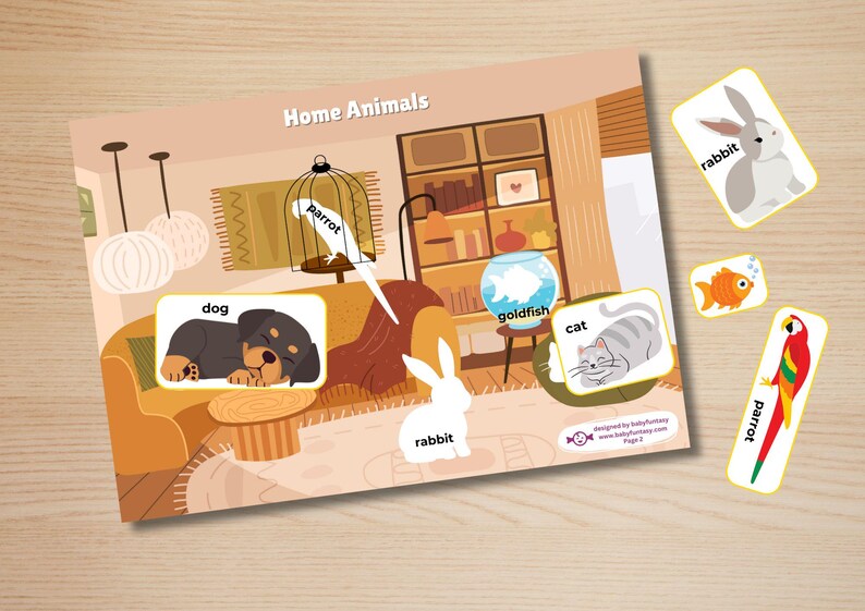 Animal Busy Book Printable: Montessori Toddler Learning (PDF) - Etsy