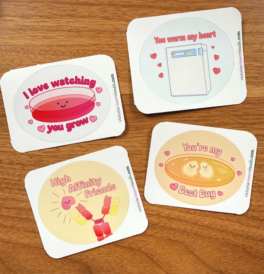 Immunology Sticker Collection - Cute Individual Science Stickers for ...