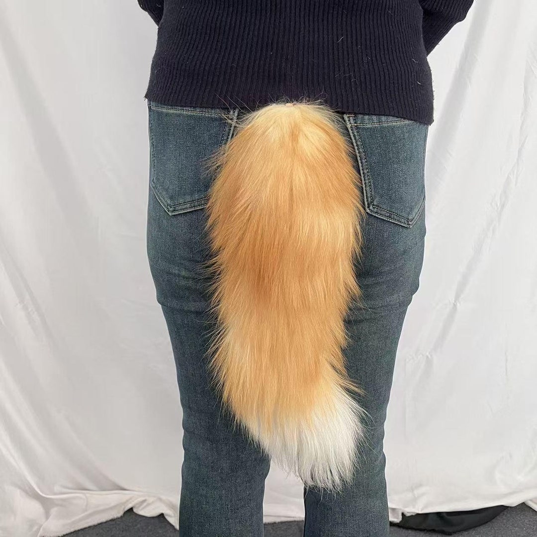 Tails Golden Cosplay Fox Tails Cosplay Tails Decorative Tails With Key ...