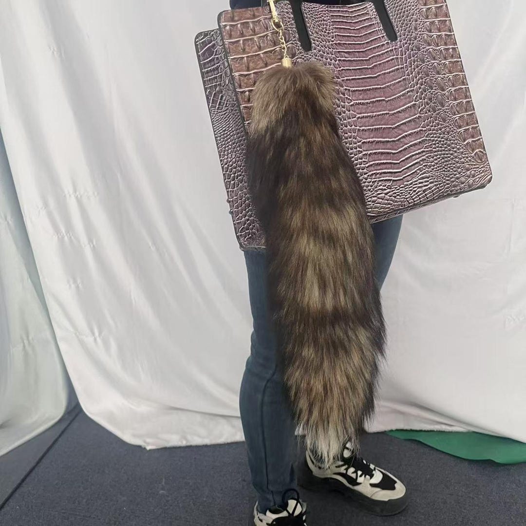 16" Fox Tails Gold and Black Fox Tails Cosplay Tails Fox Tails Cosplay ...