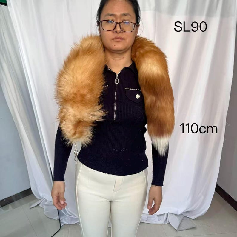 43" Fox Tails, Ethical Taxidermy Therian Tail Cosplay: Gold, Clip On ...