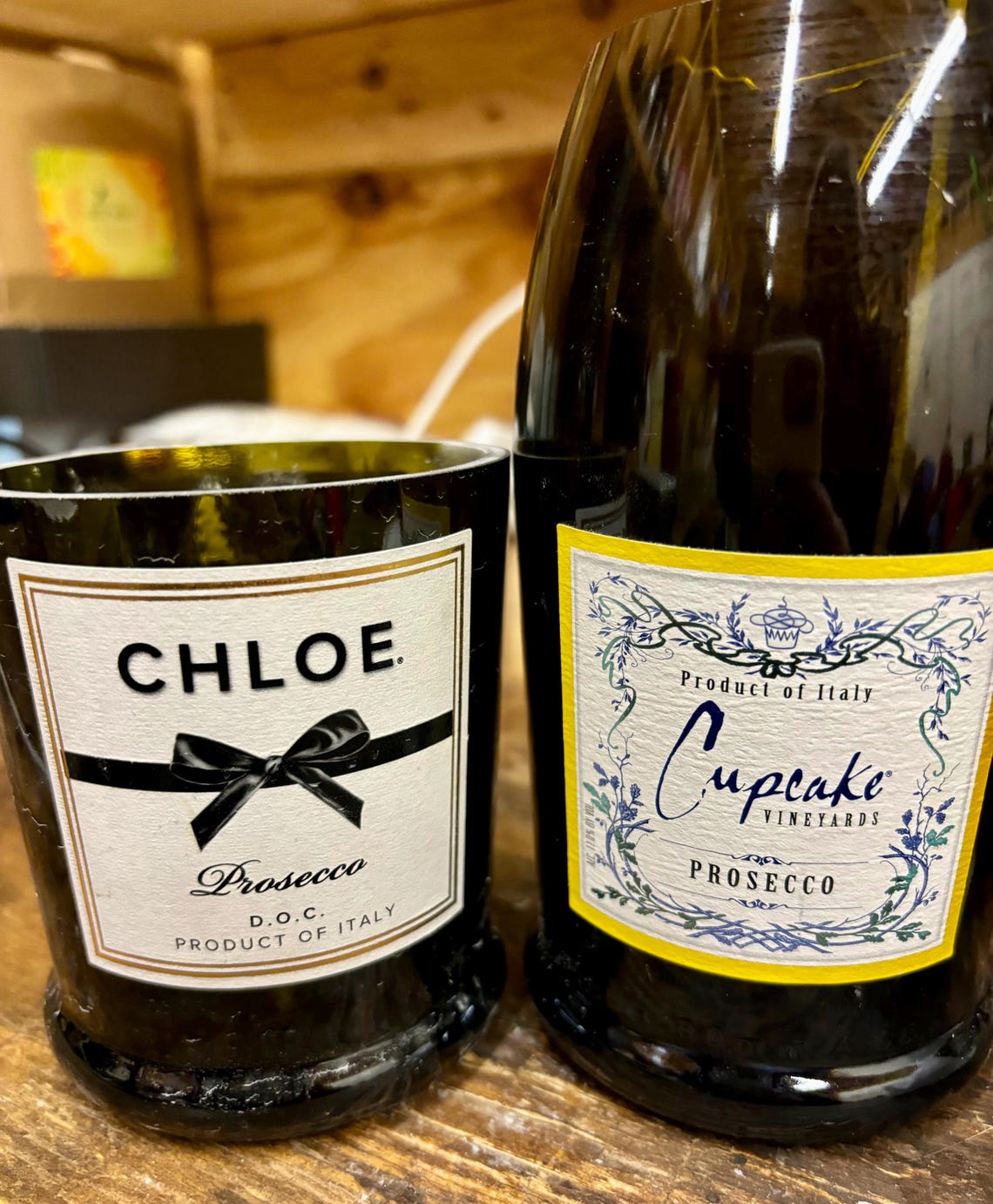Handcrafted Premium Soy Wax Candles Poured Into Custom Cut Liquor ...