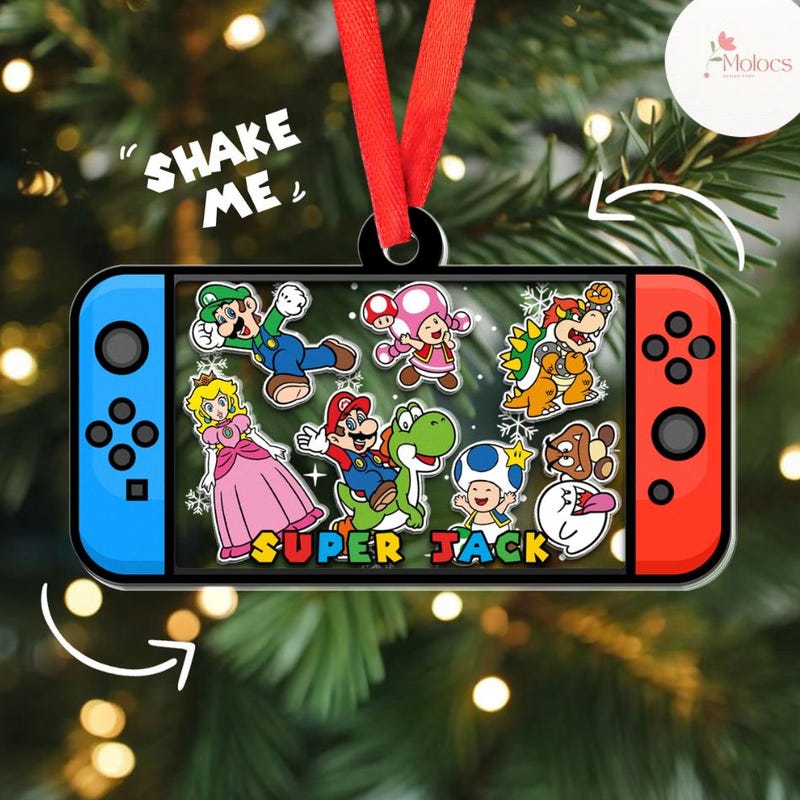 Mario Nintendo Ornaments - Etsy