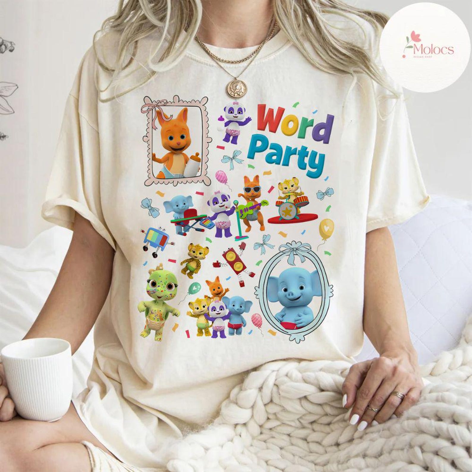 Coquette Bow Word Party Shirt, Word Party Birthday Girl Shirt, Birthday ...