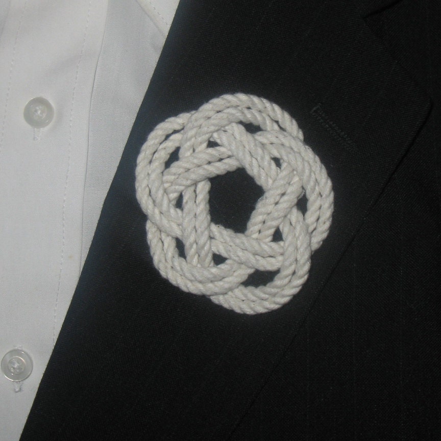 Nautical Sailor Knot Rope Boutonniere Corsage - Etsy