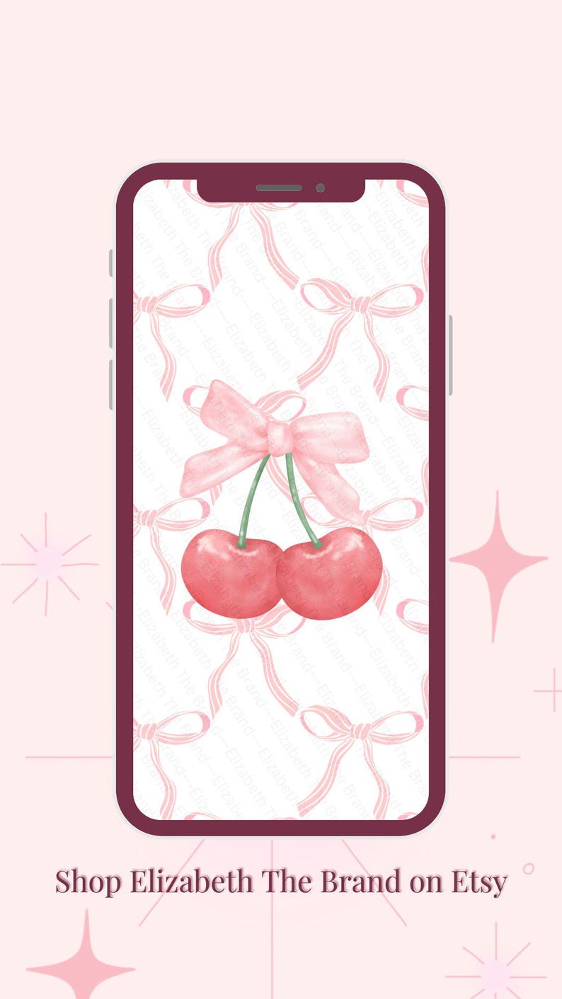 Cherry Phone Wallpaper Bundle - Etsy