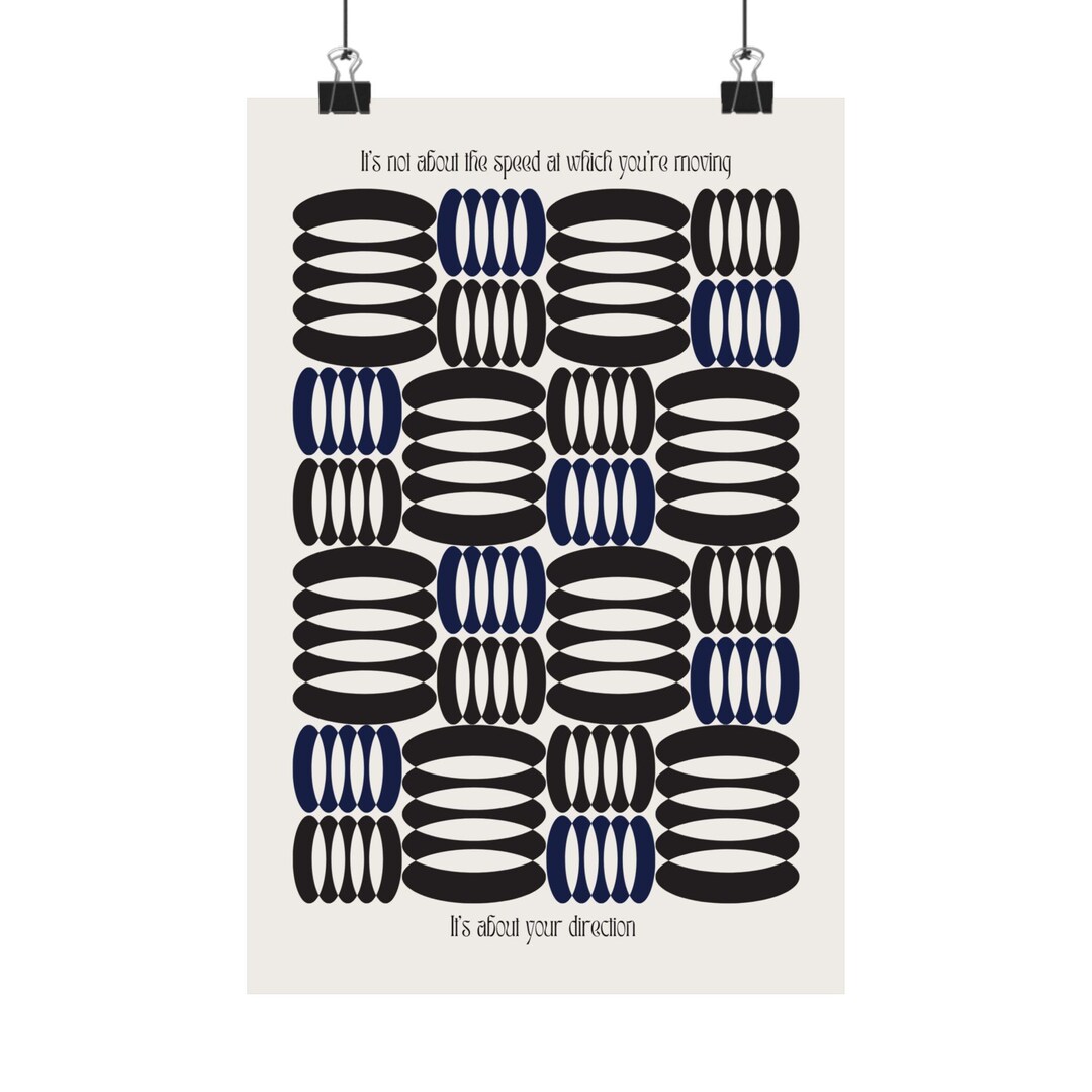 Direction Matte Vertical Posters - Etsy