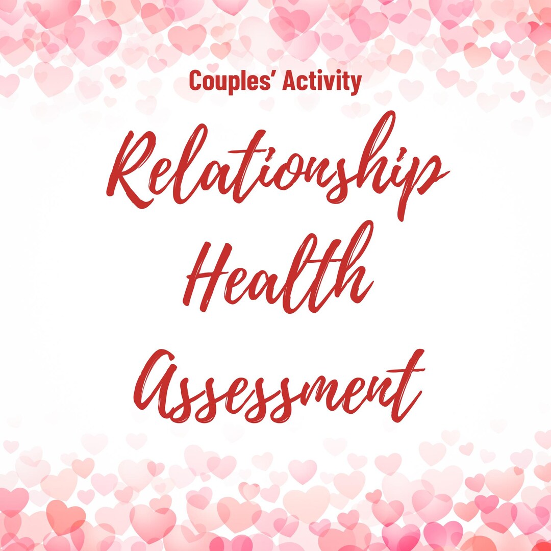 Relationship Assessment Questionnaire Digital Download for Couples ...