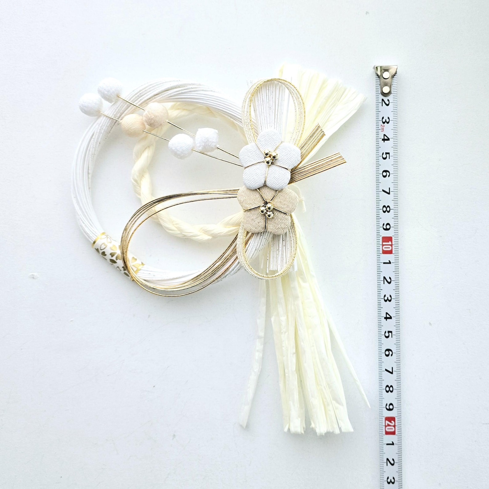 Japanese Shimenawa Wreath | White, Gold, Mizuhiki | Traditional ...