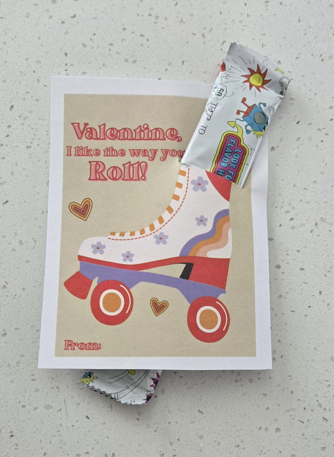 Roller Skate Valentines.instant Download - Etsy