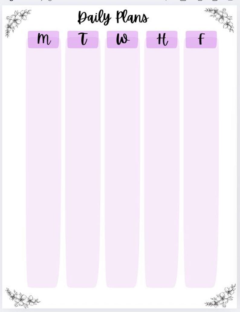 Digital Purple 2025 Planner - Etsy