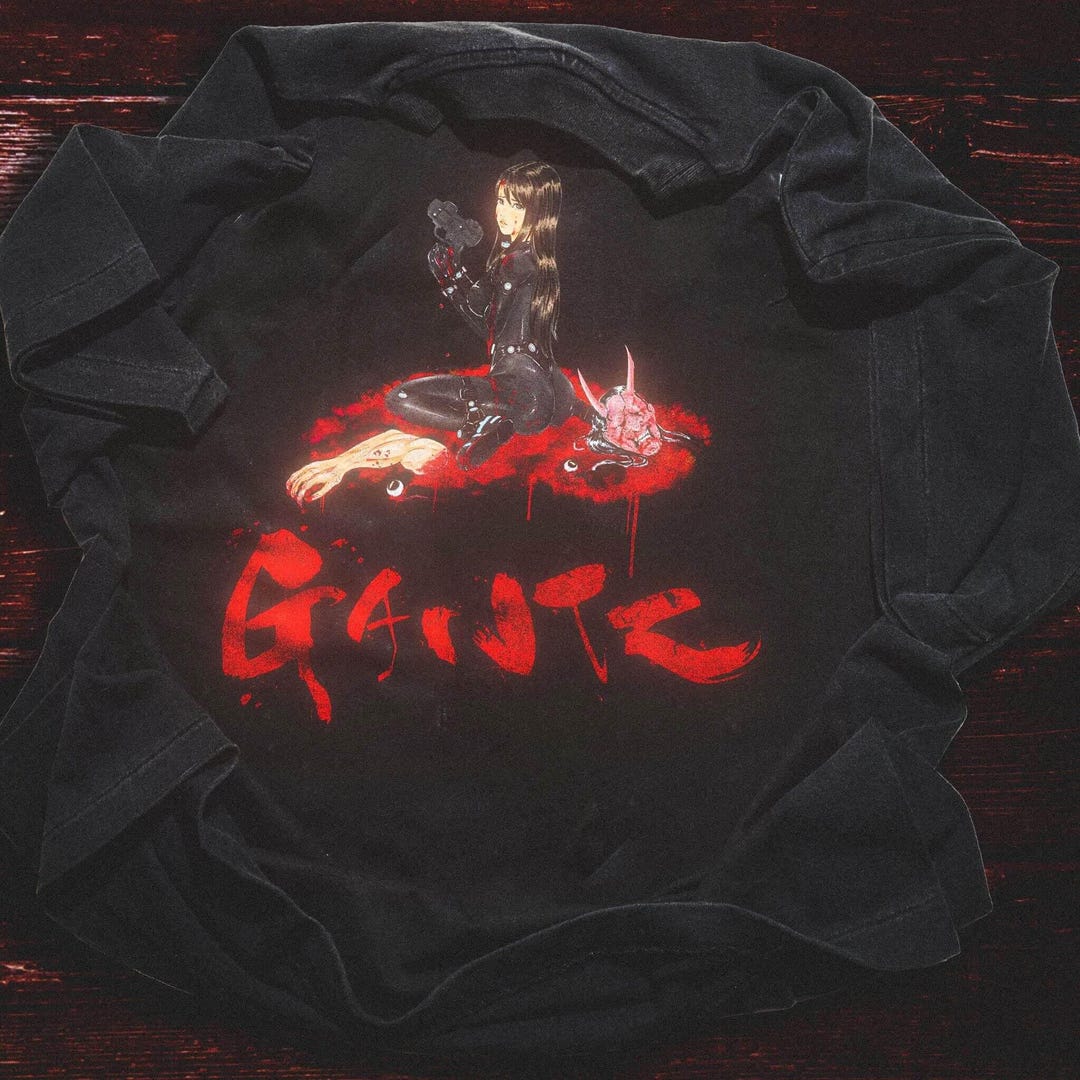 GANTZ Anime Retro Manga T-shirt, Japanese Anime Hoodie, Reika Inspired ...
