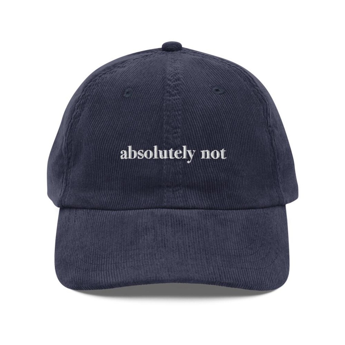 Absolutely Not Corduroy Hat, Sarcastic , Statement Hat, Mom Dad Life ...