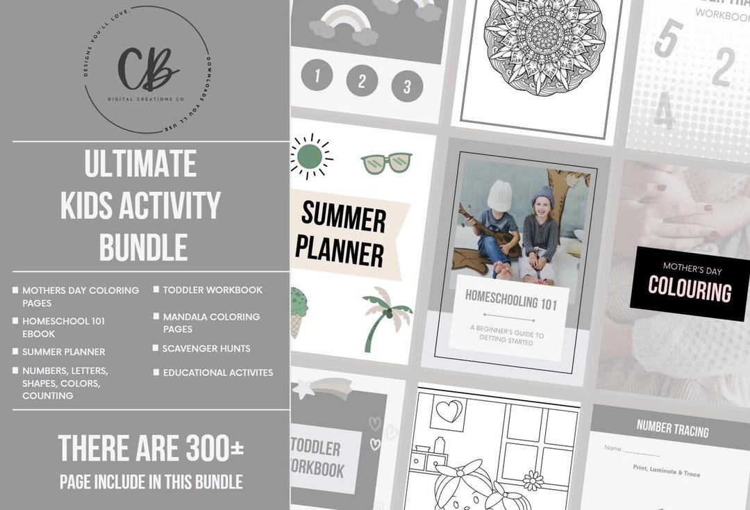 Ultimate Kids Activity Bundle - Digital Download - Etsy