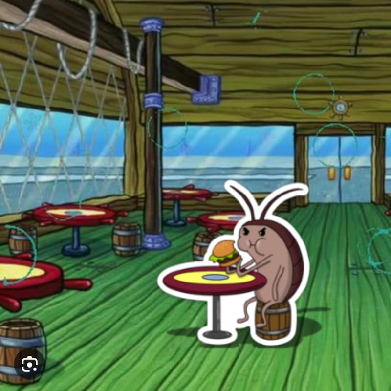 Spongebob Cockroach - Etsy