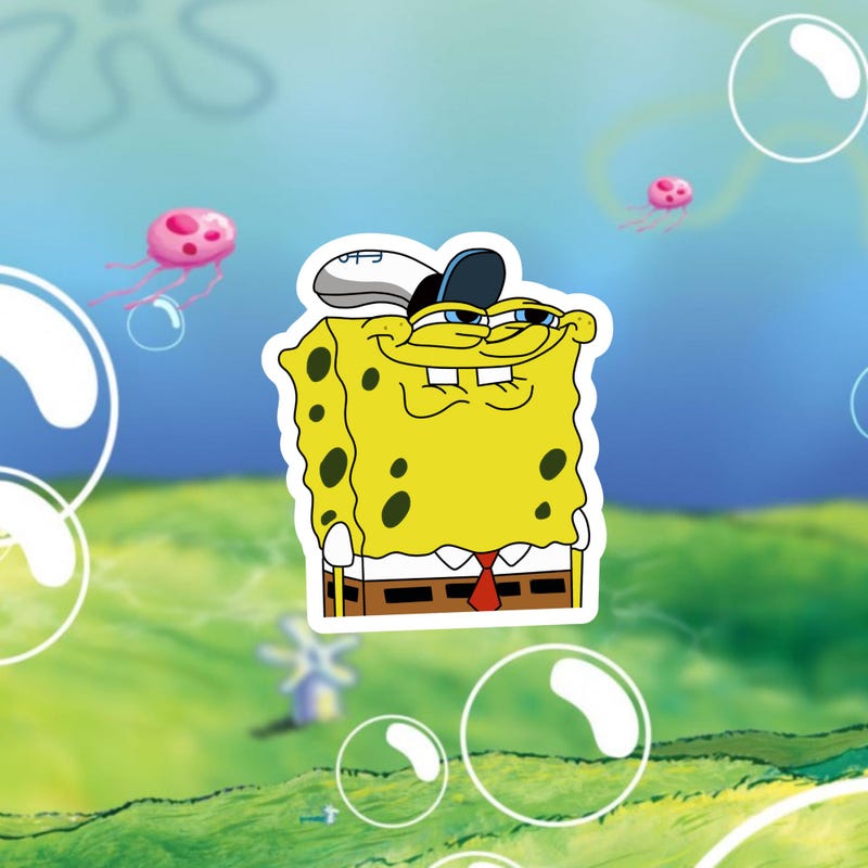 Spongebob Stickers - Etsy