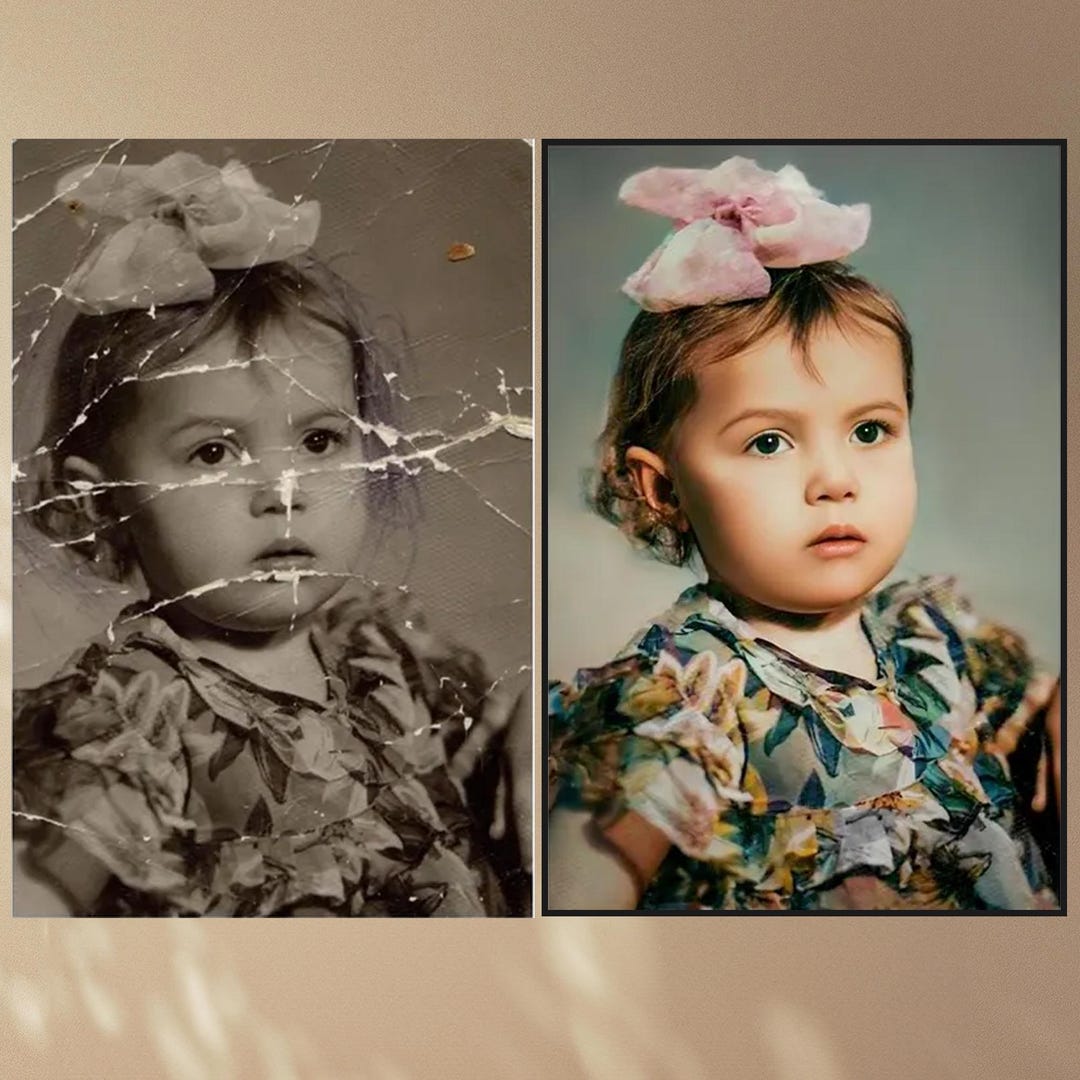 Custom Photo Restoration Service | Colorize, Repair & Enhance Vintage ...