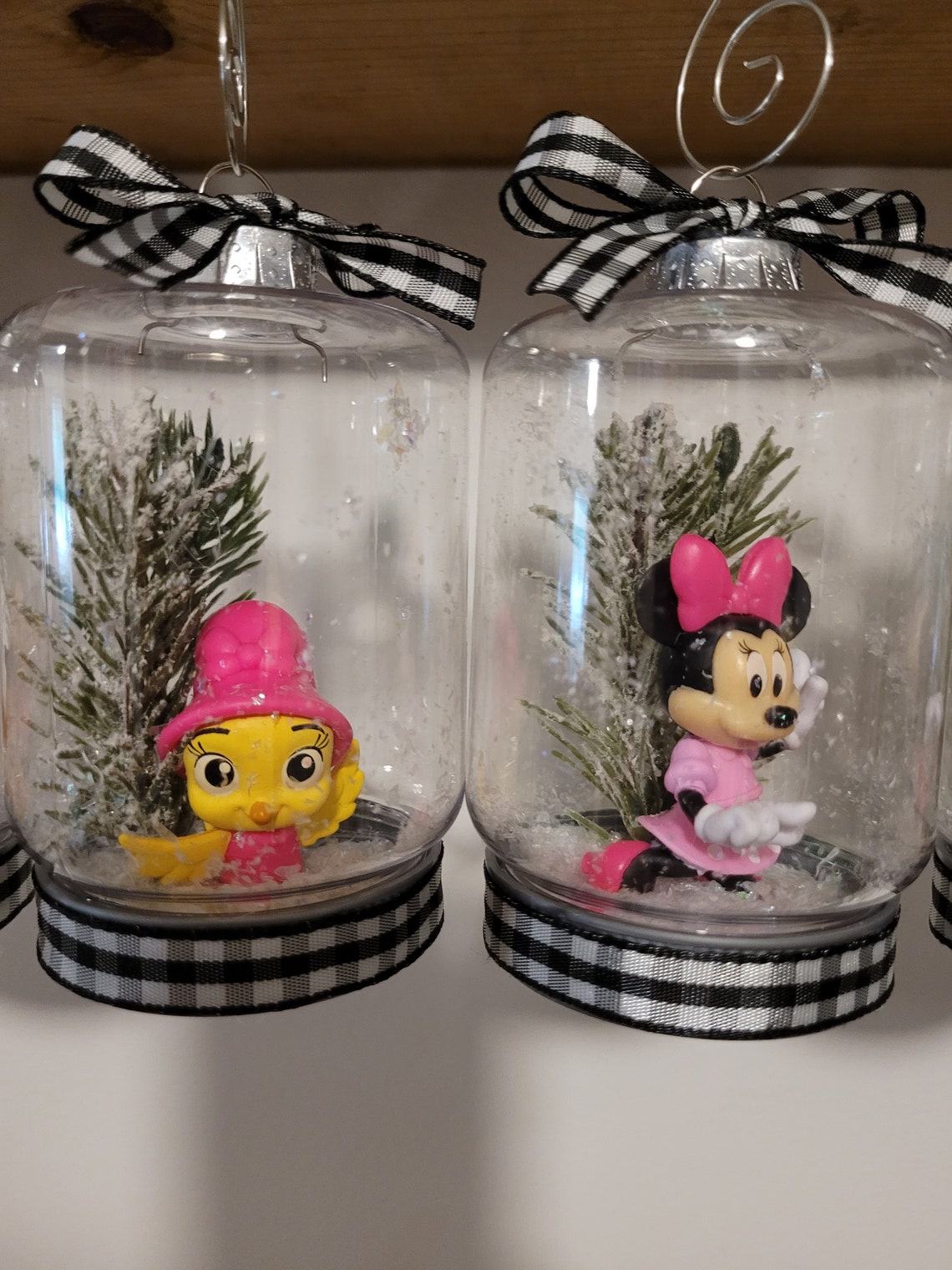 Mickey Mouse Minnie Donald Duck Goofy Cuckoo Loca Fifi Set 8 Christmas ...