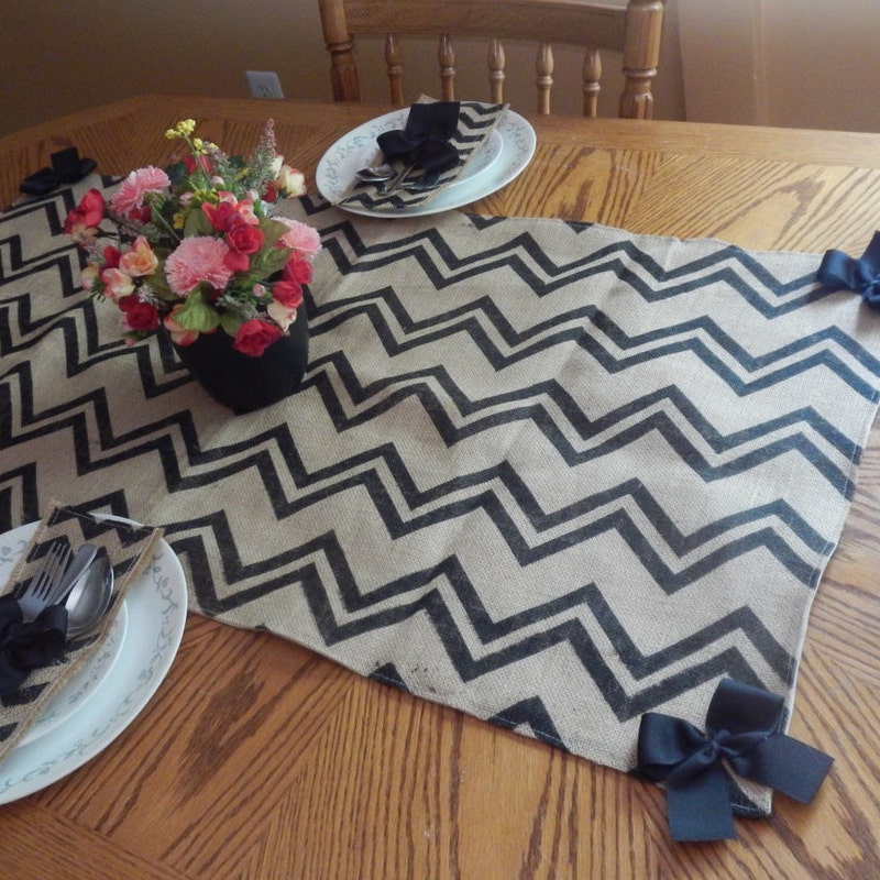 Burlap Table Setting - Etsy