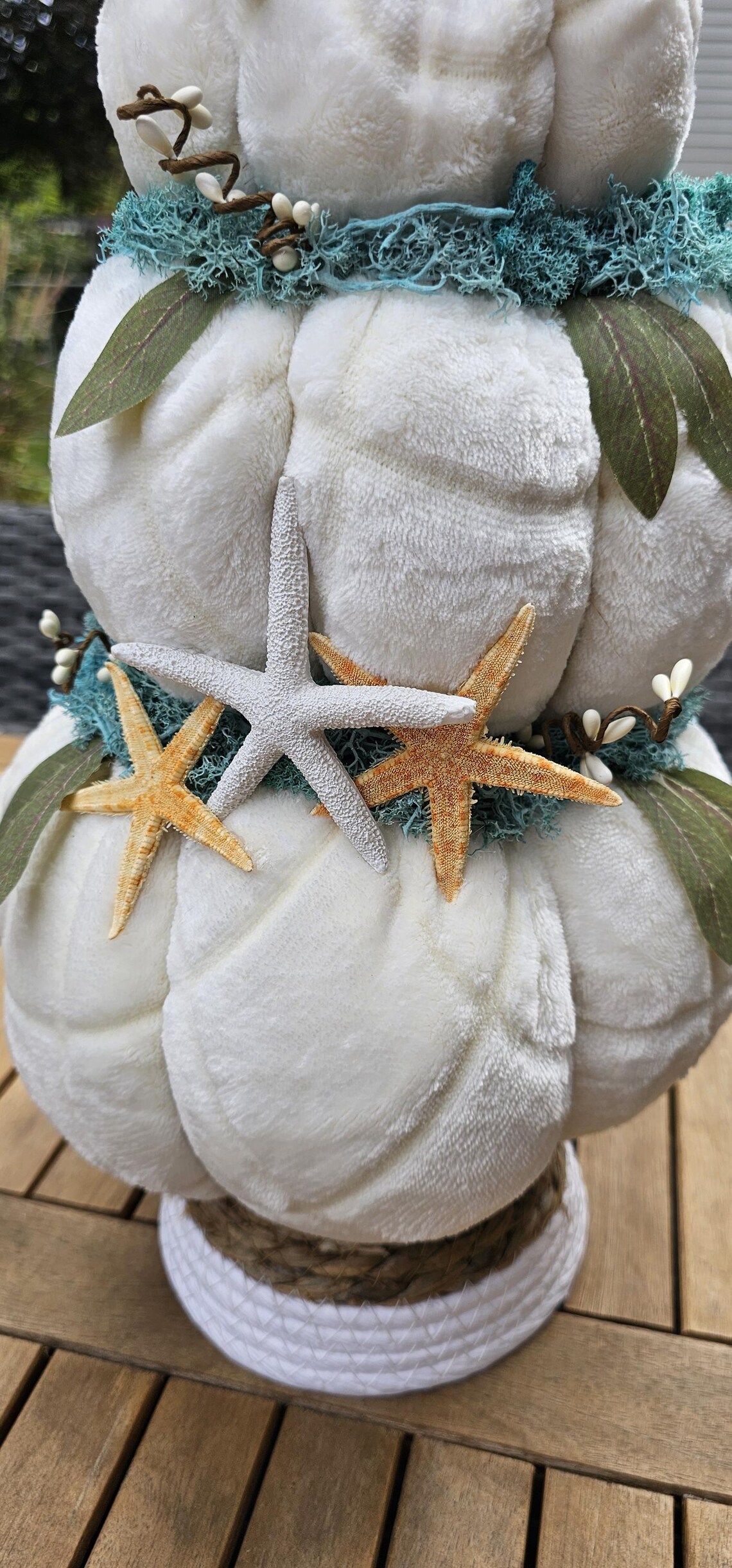 Topiary Star Fish Beachy Ocean Triple Pumpkin Fall Halloween ...