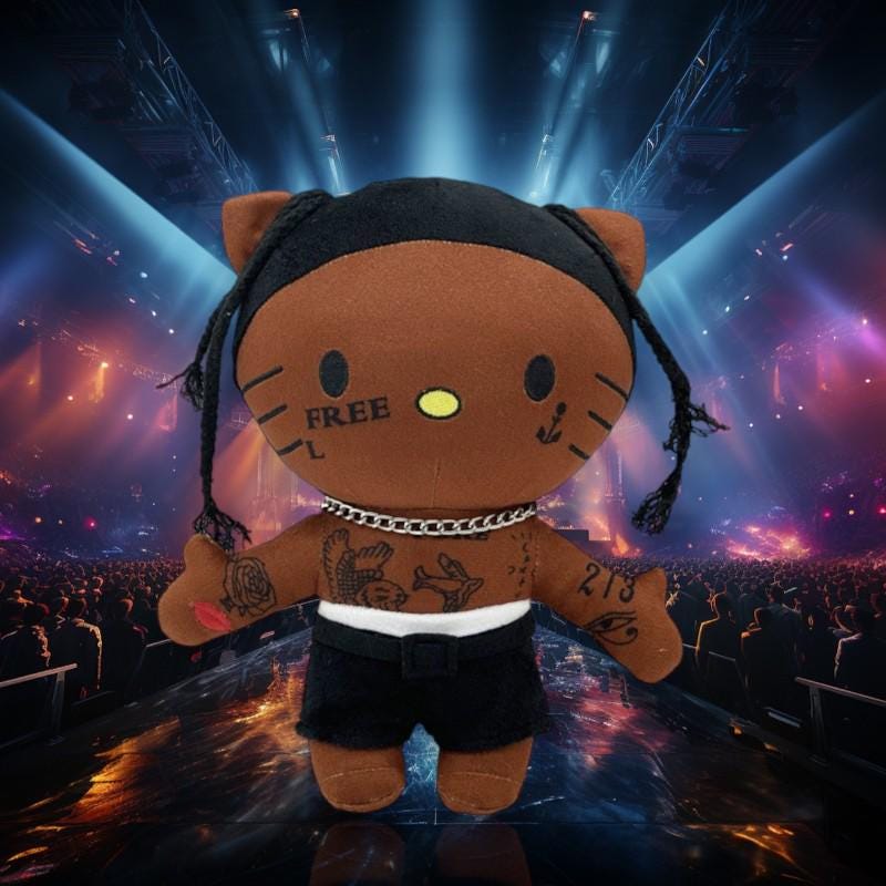 Hello Kitty Artist Rapper Plushies | Travis Scott, Xxxtentacion ...