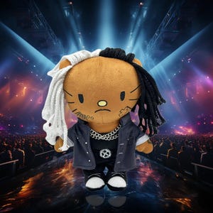 Hello Kitty Artist Rapper Plushies | Travis Scott, Xxxtentacion ...