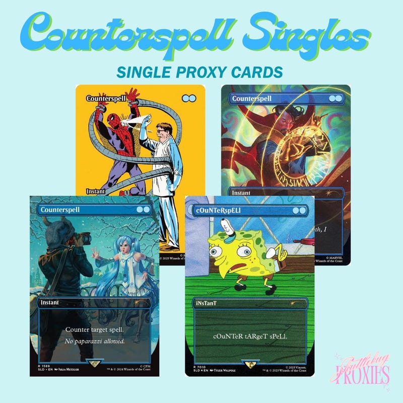 Mtg Spongebob Counterspell - Etsy