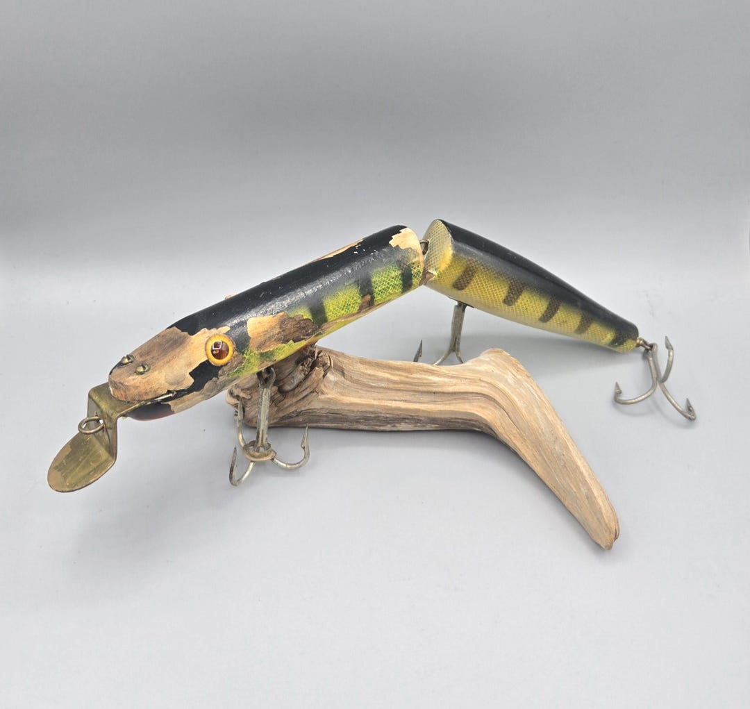 Vintage 12" Muskie Fishing Lure - Etsy