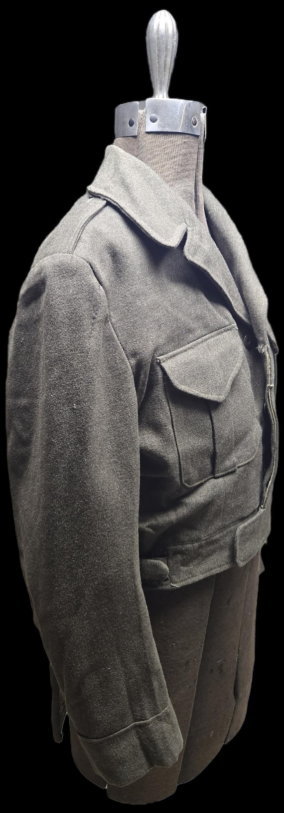 1950s Canadian Military Post-War Wool Khaki Army Batt… - Gem