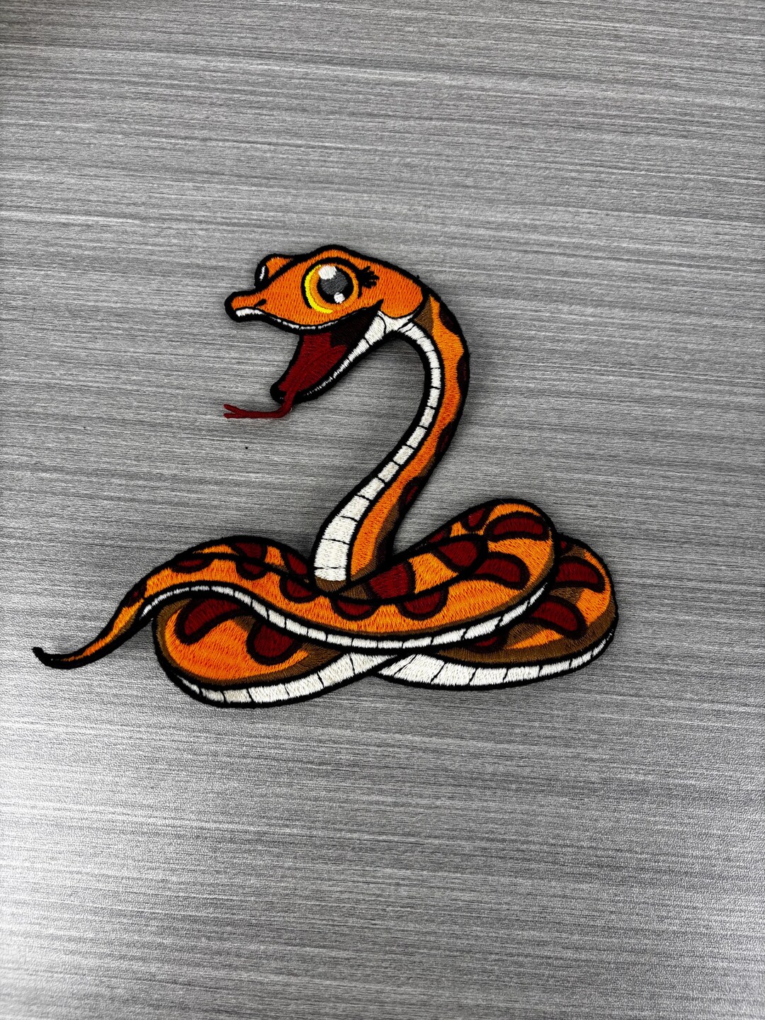 Snake Embroidery Decal, Embroidered Snake Decal Used for Decorating ...