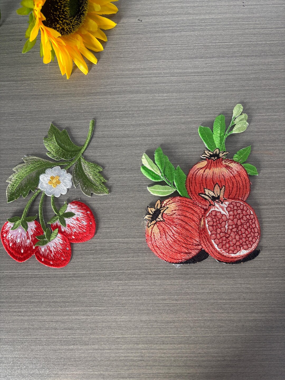 Pomegranate Patch, Strawberry Patch, Fruit Patch, Ironing Patch ...