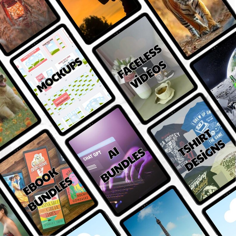 PLR MRR Canva Mockup Template Bundle Master Resell Rights Digital ...