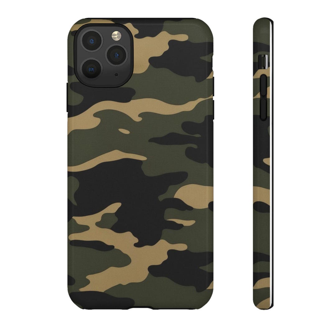 Green Camouflage Pattern Military Stealth Phone Case I iPhone Samsung ...