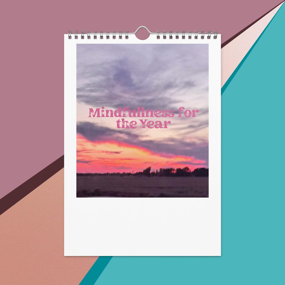 Mindfulness for the Year 2025 Calendar - Etsy