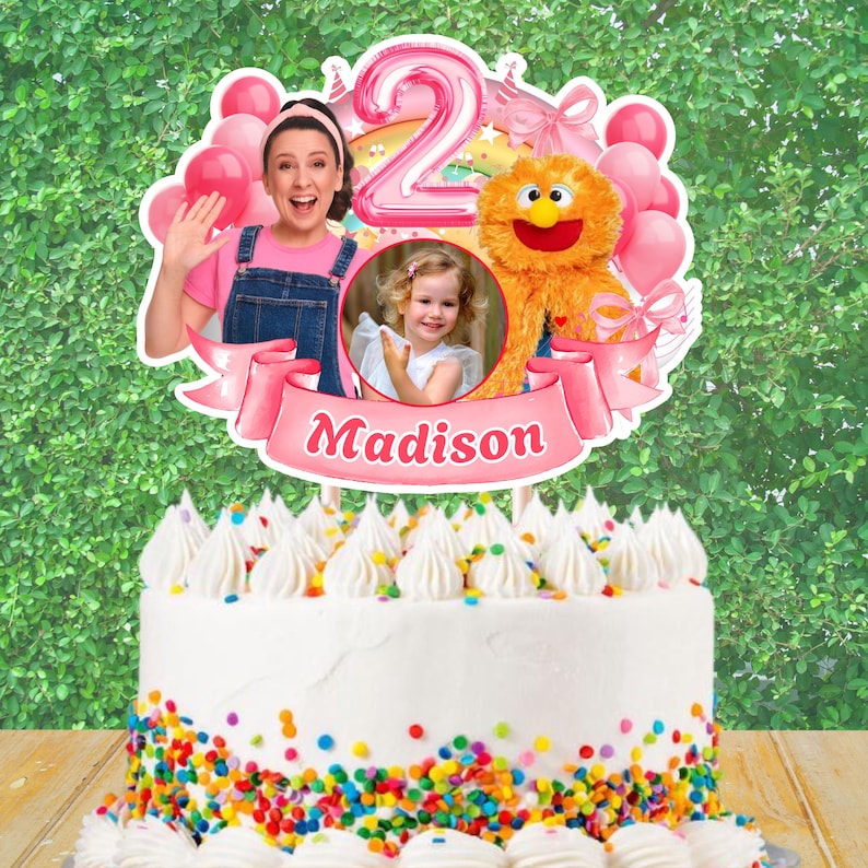 Personalized Ms Rachel Birthday Cake Topper, Custom Ms Rachel Cake ...