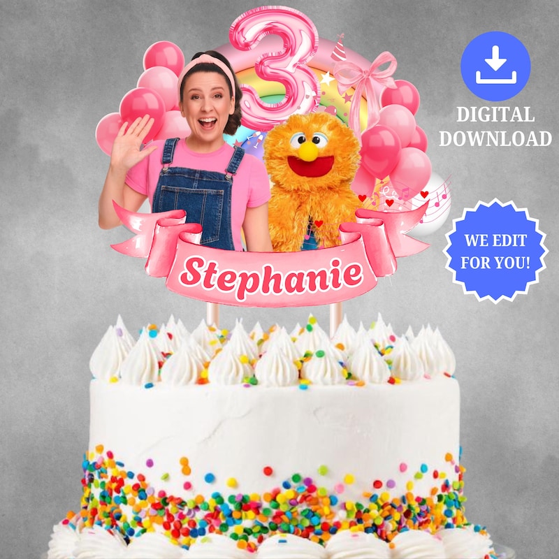 Ms.rachel Birthday Cake - Etsy