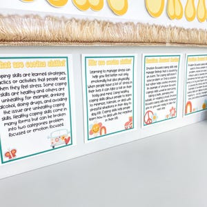 Mental Health Bulletin Board | Groovy Retro Theme | Coping Skills ...
