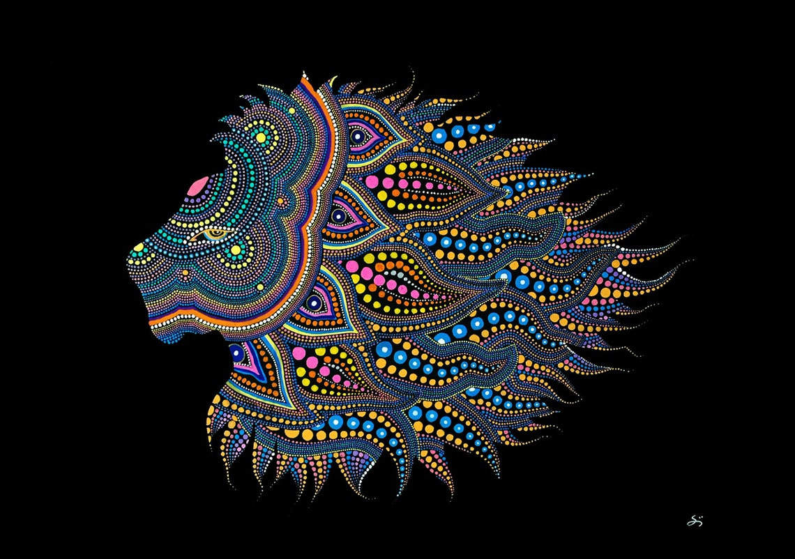 Instant Download Printable Art. Mandalion - Etsy