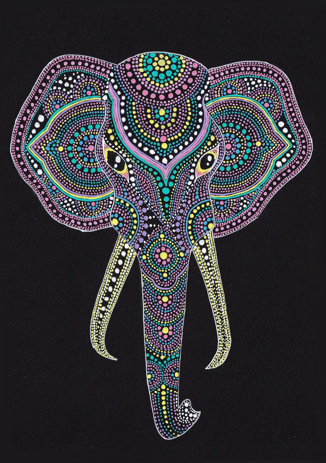 Instant Download Printable Art. Elephant - Etsy