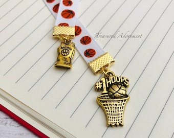 Bookmark Basketball Bookmark Ribbon Gift for Coach - Etsy