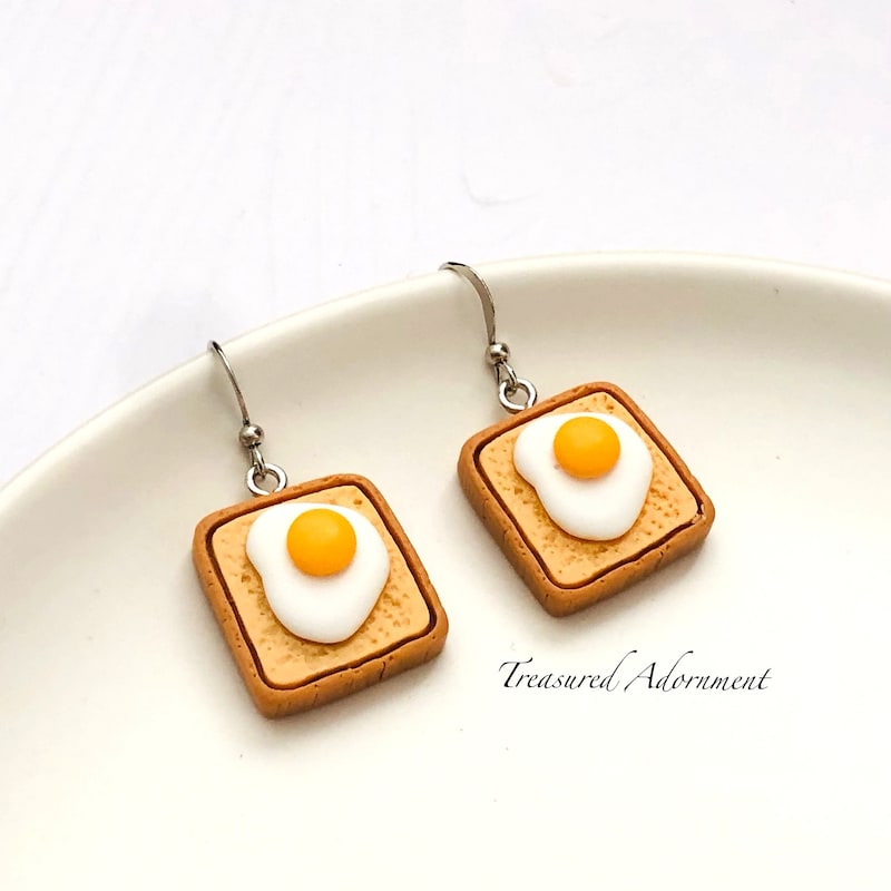Toast Earrings - Etsy