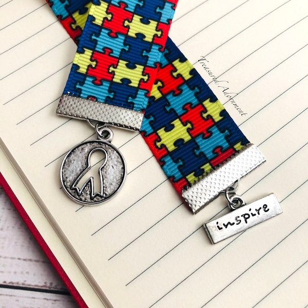 Autism Teacher Bookmark - Etsy