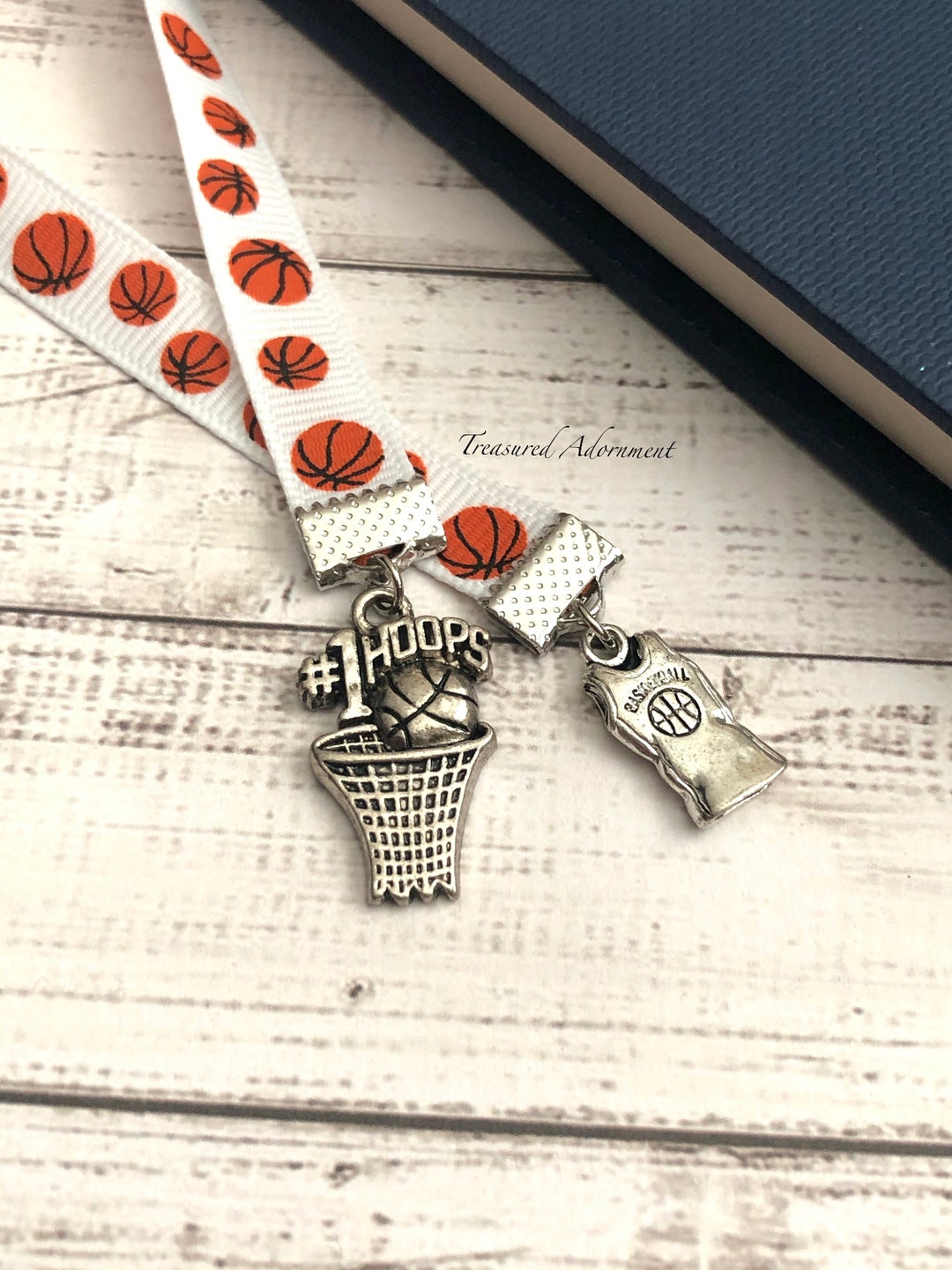 Bookmark, Basketball Bookmark, Ribbon, Gift for Coach, Teammate Gift ...