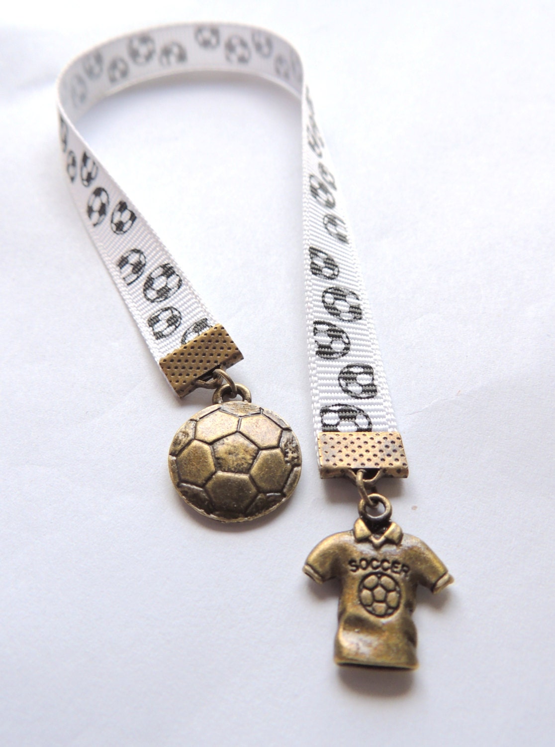 Bookmark Soccer Charm Bookmark Soccer Team Gift Thank You - Etsy