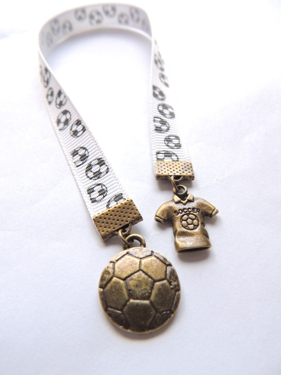 Bookmark Set of 5 Soccer Charm Bookmarks Soccer Team Gift | Etsy